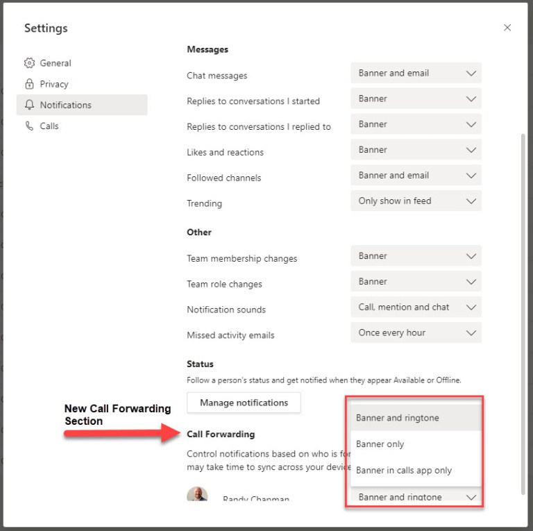 Group Call Pickup and Delegation in Microsoft Teams