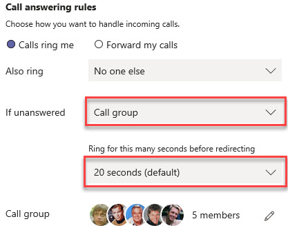 Group Call Pickup and Delegation in Microsoft Teams