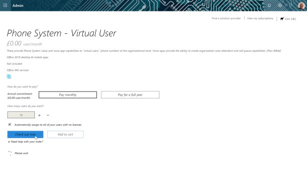 New License Available for Microsoft Teams Resource Accounts