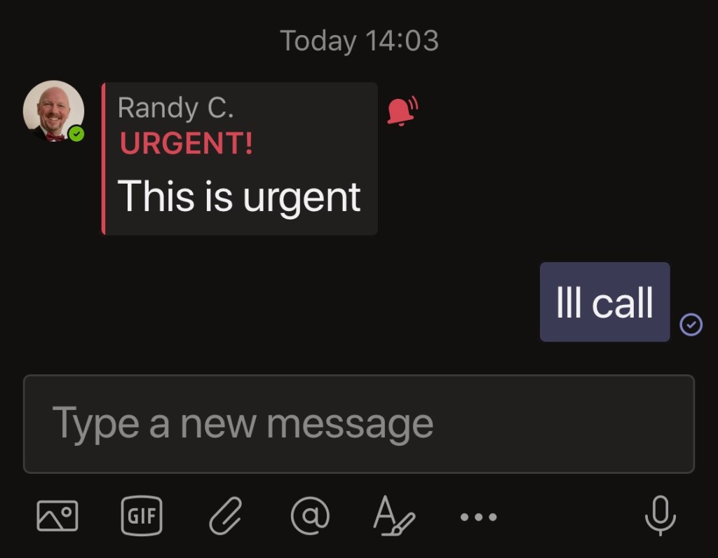 New Priority Notifications in Microsoft Teams
