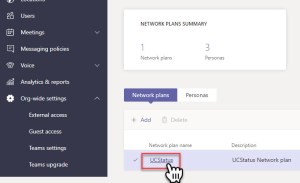 New Microsoft Teams Network Planner