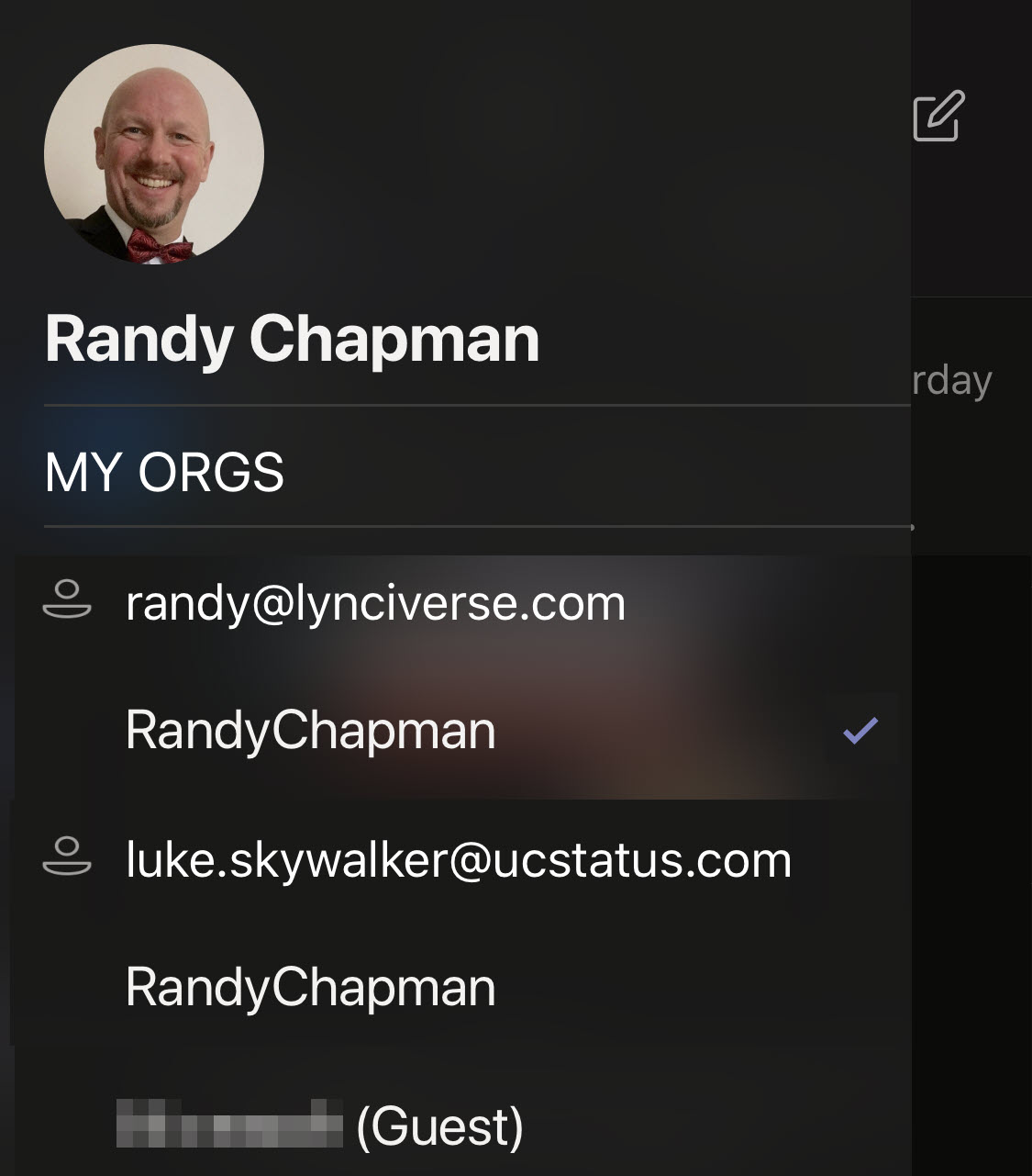 Add a Second Account to the Teams Mobile App