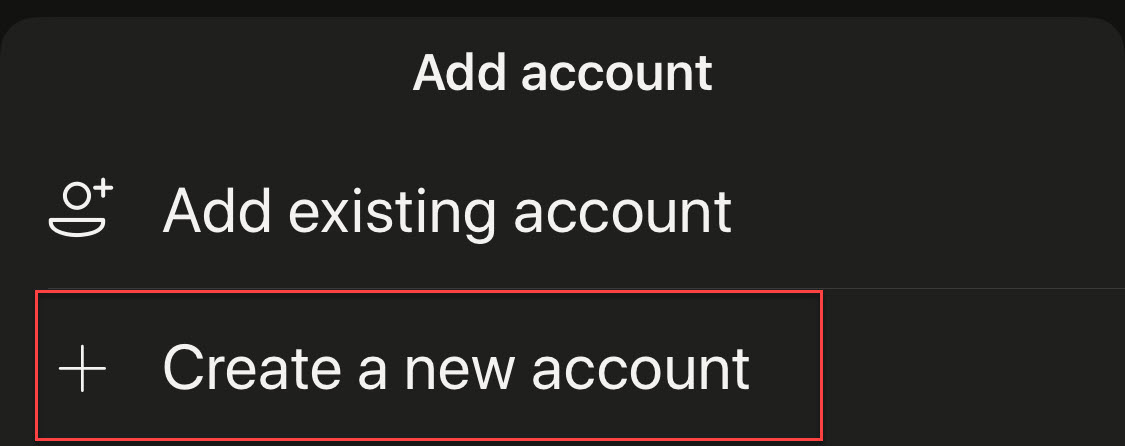 Add a Second Account to the Teams Mobile App