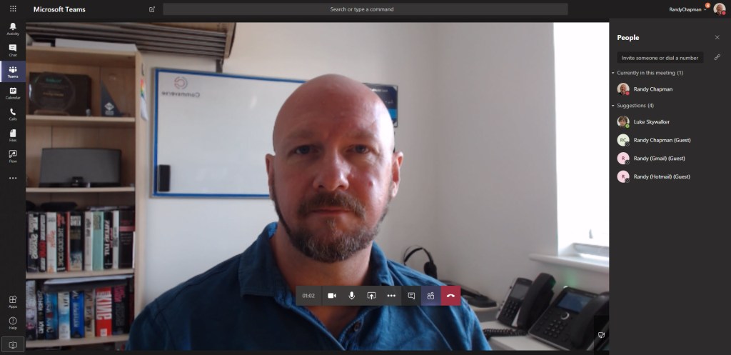 Meet Now in Microsoft Teams
