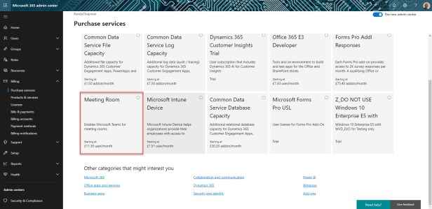 How to create and configure an account for your Microsoft Teams Room