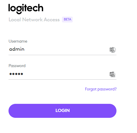 Logitech RightSight 2 on the Rally Bar