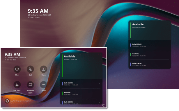 Microsoft Teams Rooms on Windows version 4.16 new UI