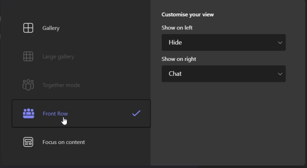 Microsoft Teams Rooms on Windows version 4.16 new UI