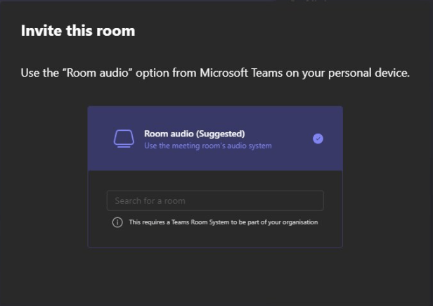 Microsoft Teams Rooms on Windows version 4.16 new UI